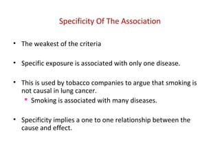 Association and causation | PPT