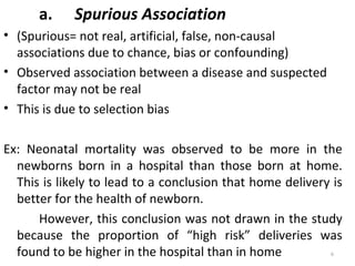 Association and causation | PPT