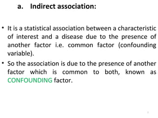 Association and causation | PPT