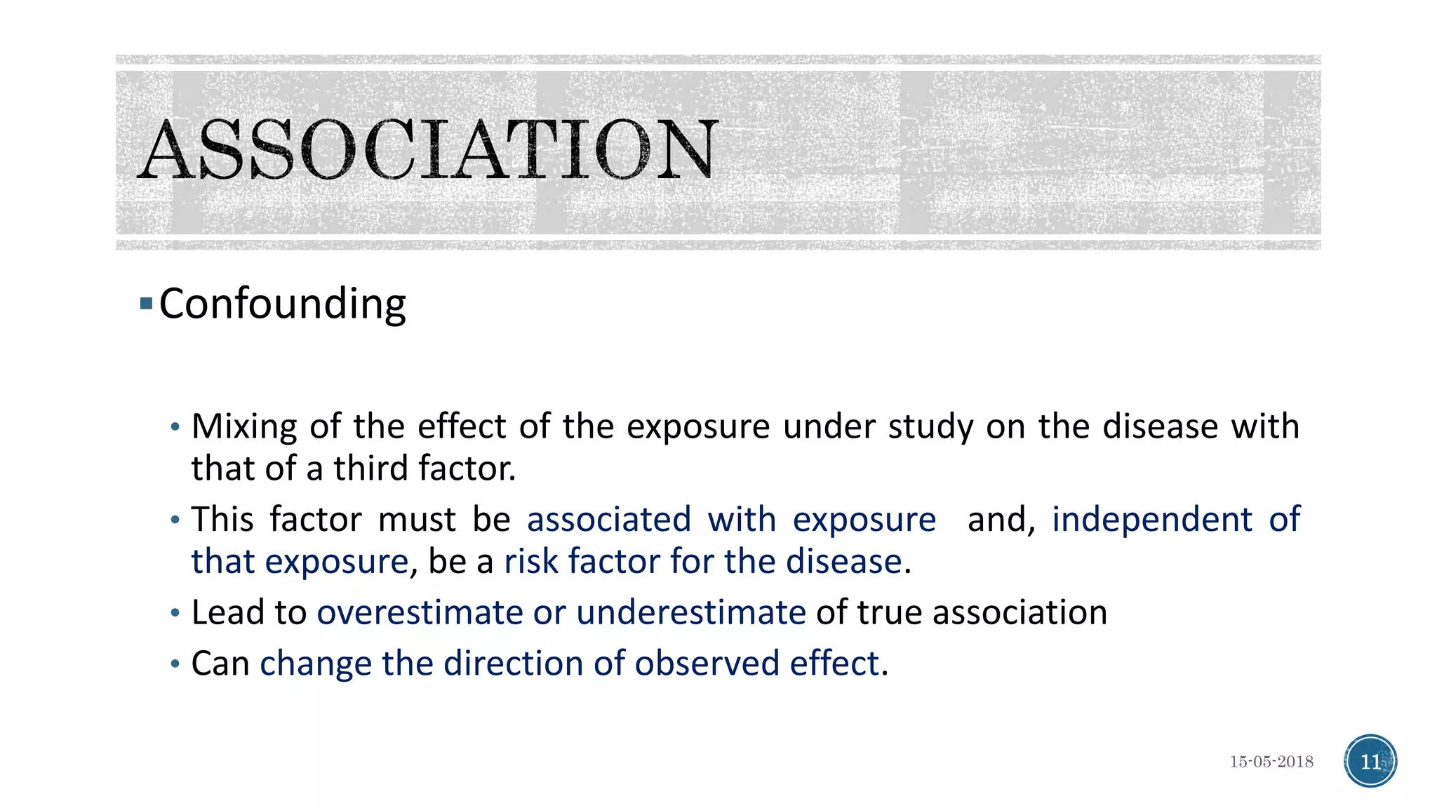 Association and causation | PPTX