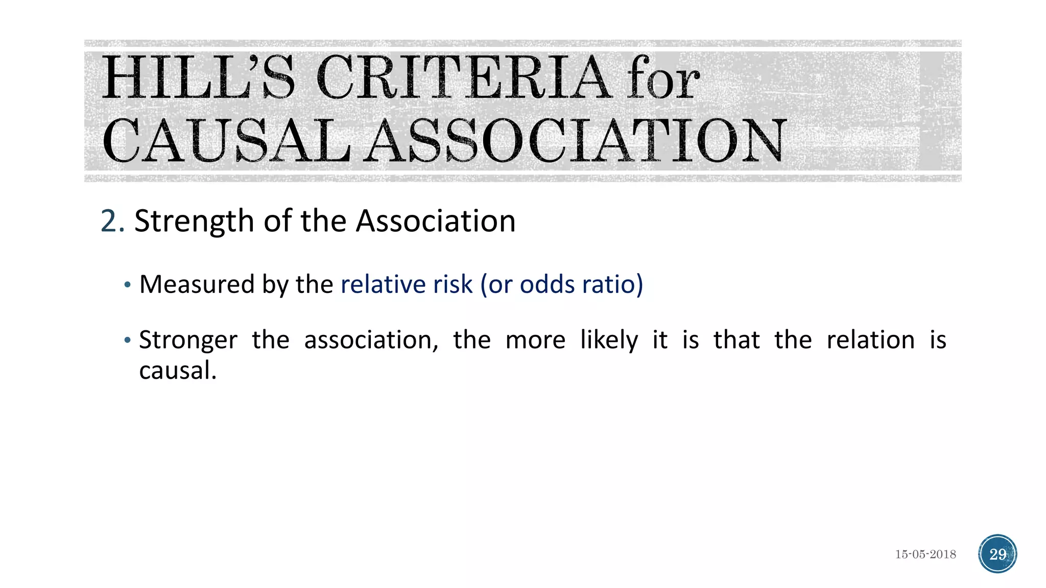 Association and causation | PPTX
