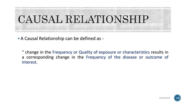 Association and causation | PPTX