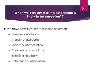 Association & causation | PPTX