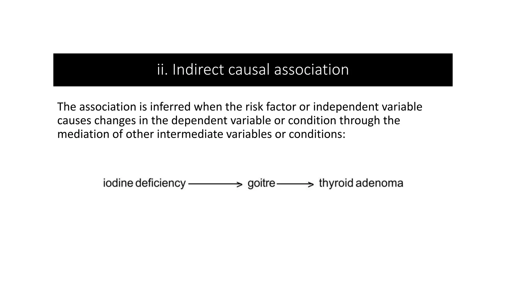 Association & Causation in biostatistics and research methodology | PPTX
