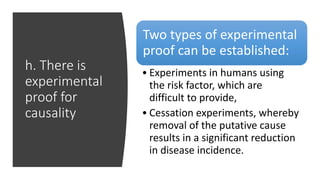 Association & Causation in biostatistics and research methodology | PPTX