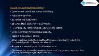 Association for computing machiner acm | PPTX