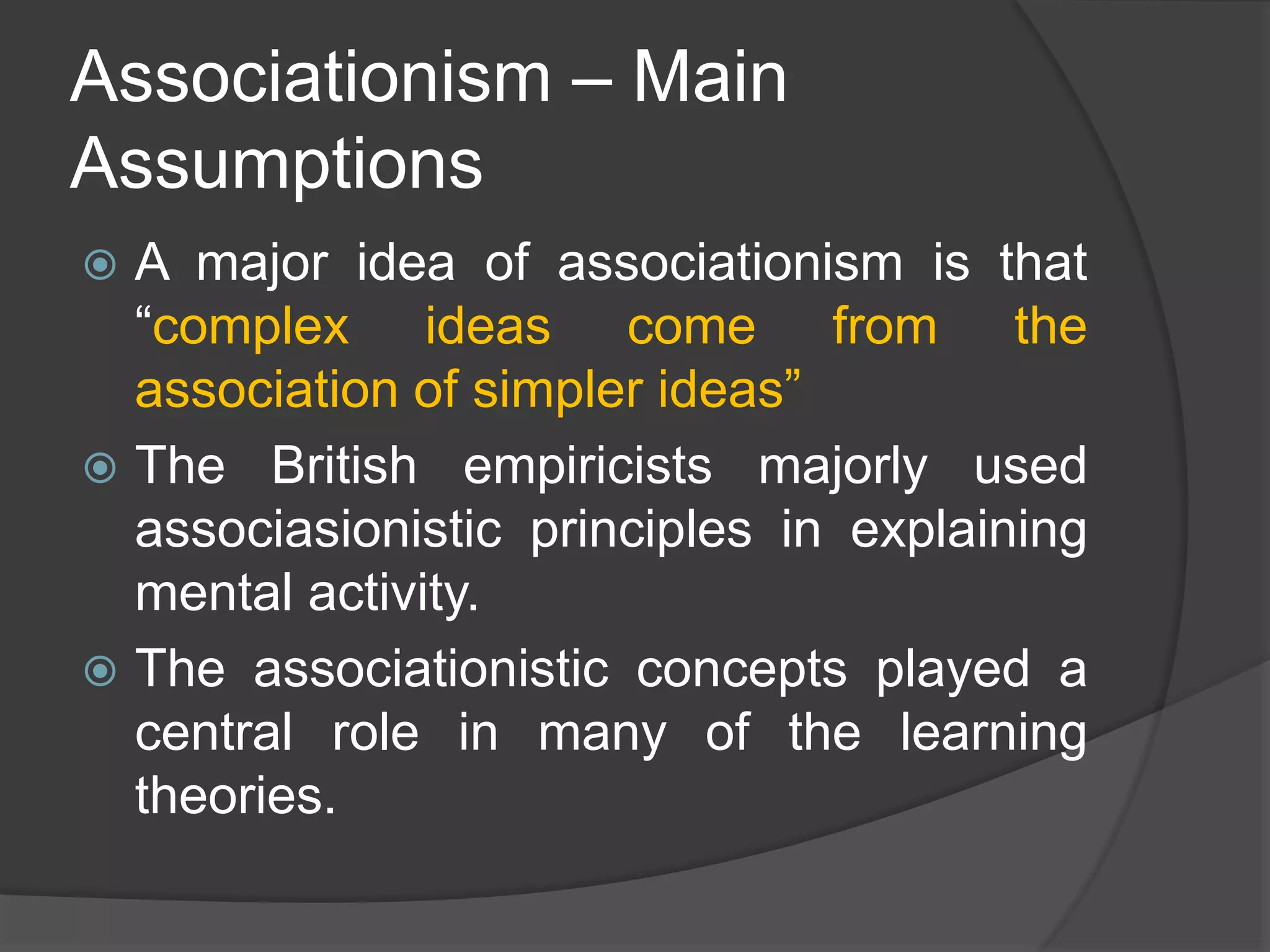 Associationism | PPTX