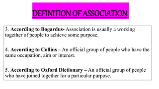 Association & its characteristics .pptx