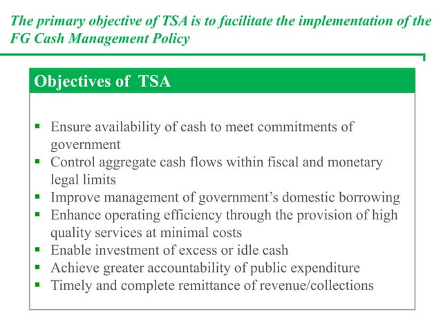 Treasury Single Account: Implementation and Challenges | PPTX