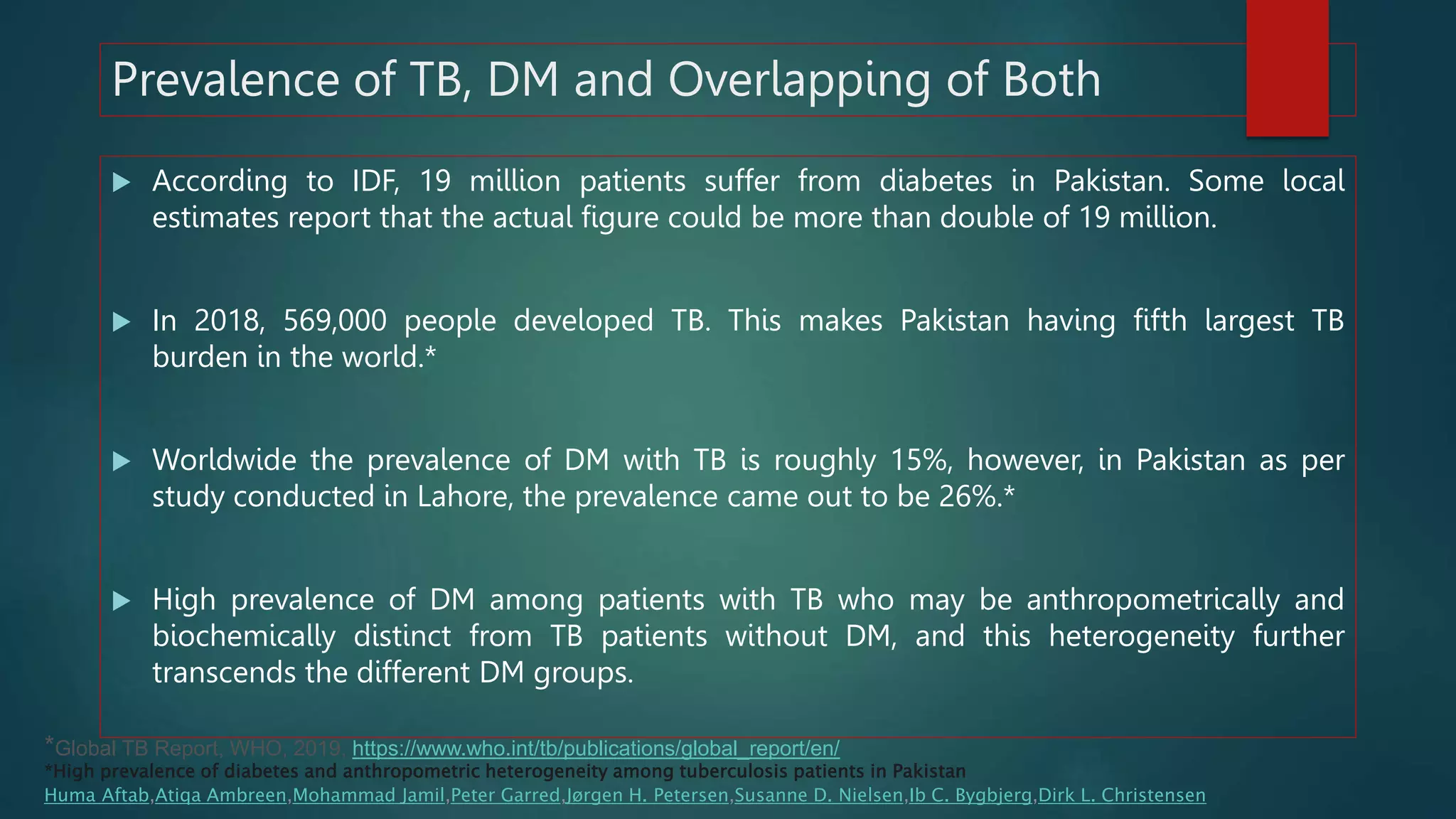 Association of DM and TB and Prevalence in.pptx