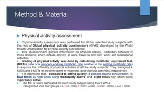 Association of Physical Activity with Lipid Profile in [Recovered].pptx