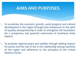 Association of south-east Asian Nations: ASEAN | PPTX