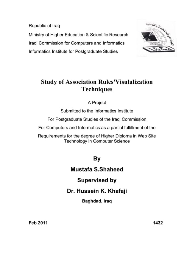 Association rule visualization technique | PDF