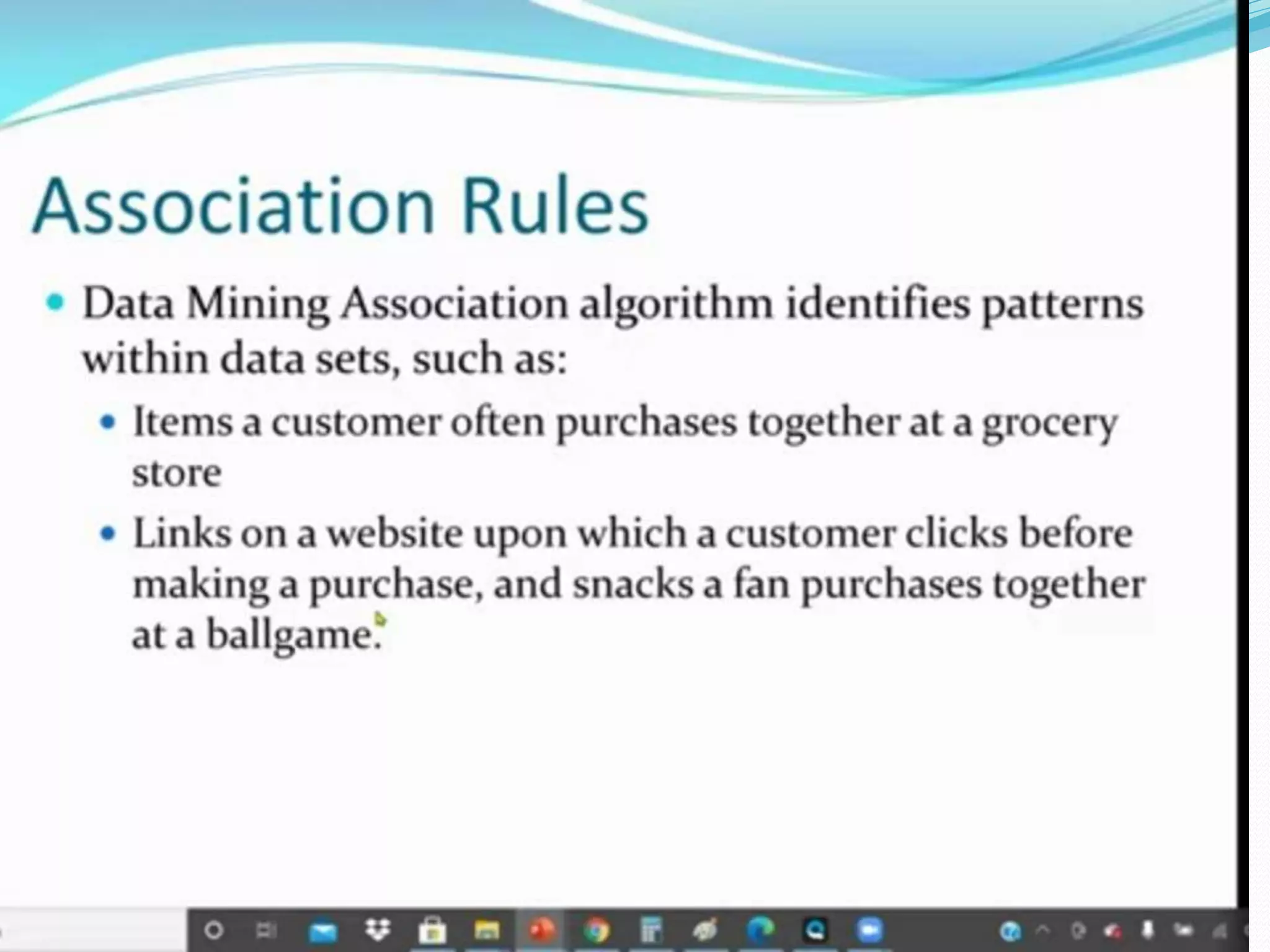 Association Rule Miningpptx Databases Computer Software And