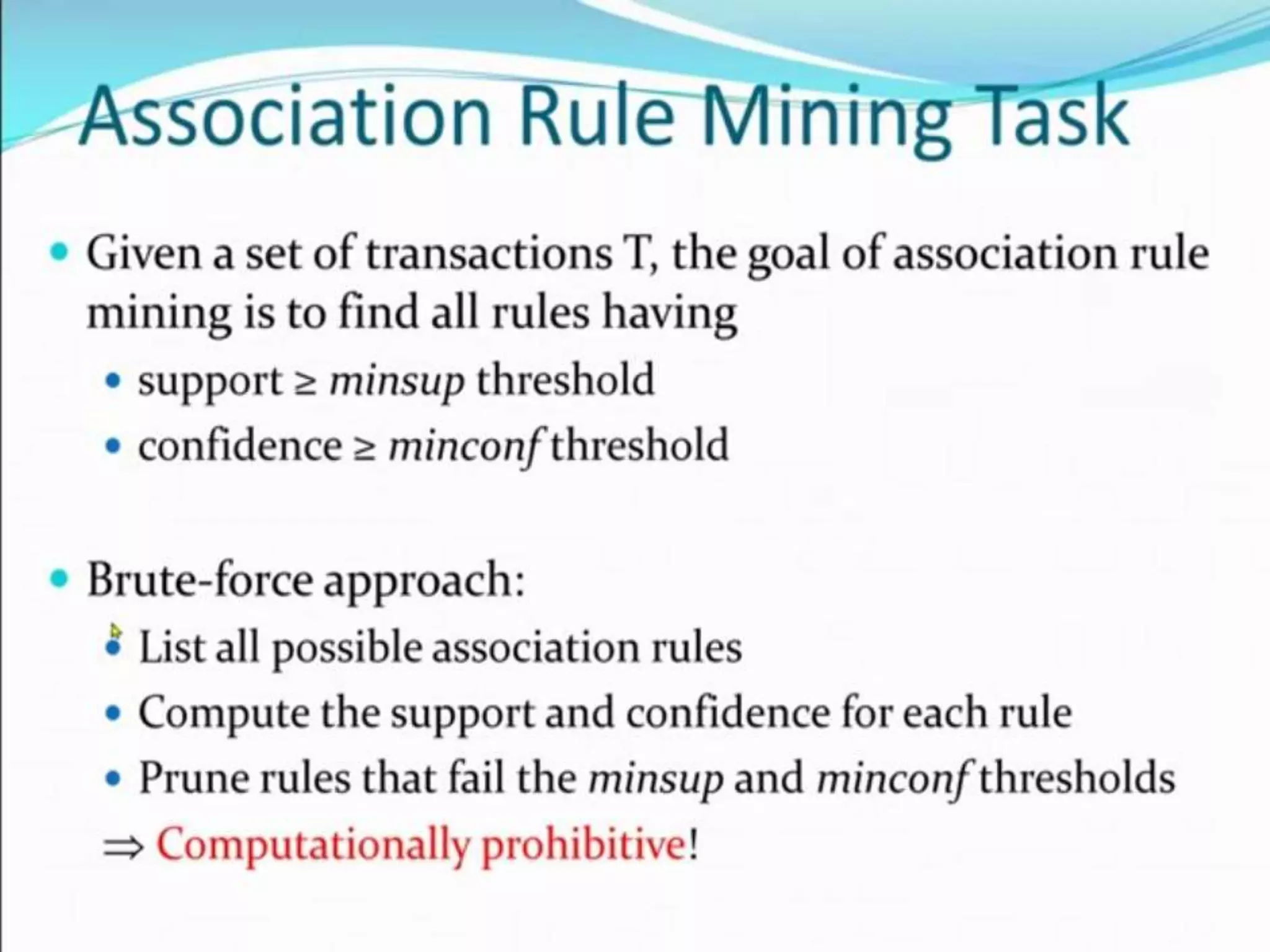 Association Rule Miningpptx Databases Computer Software And Applications