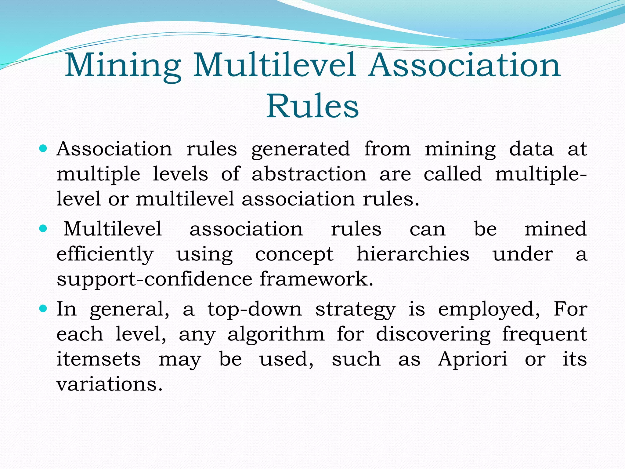 Association Rule Miningpptx Databases Computer Software And Applications