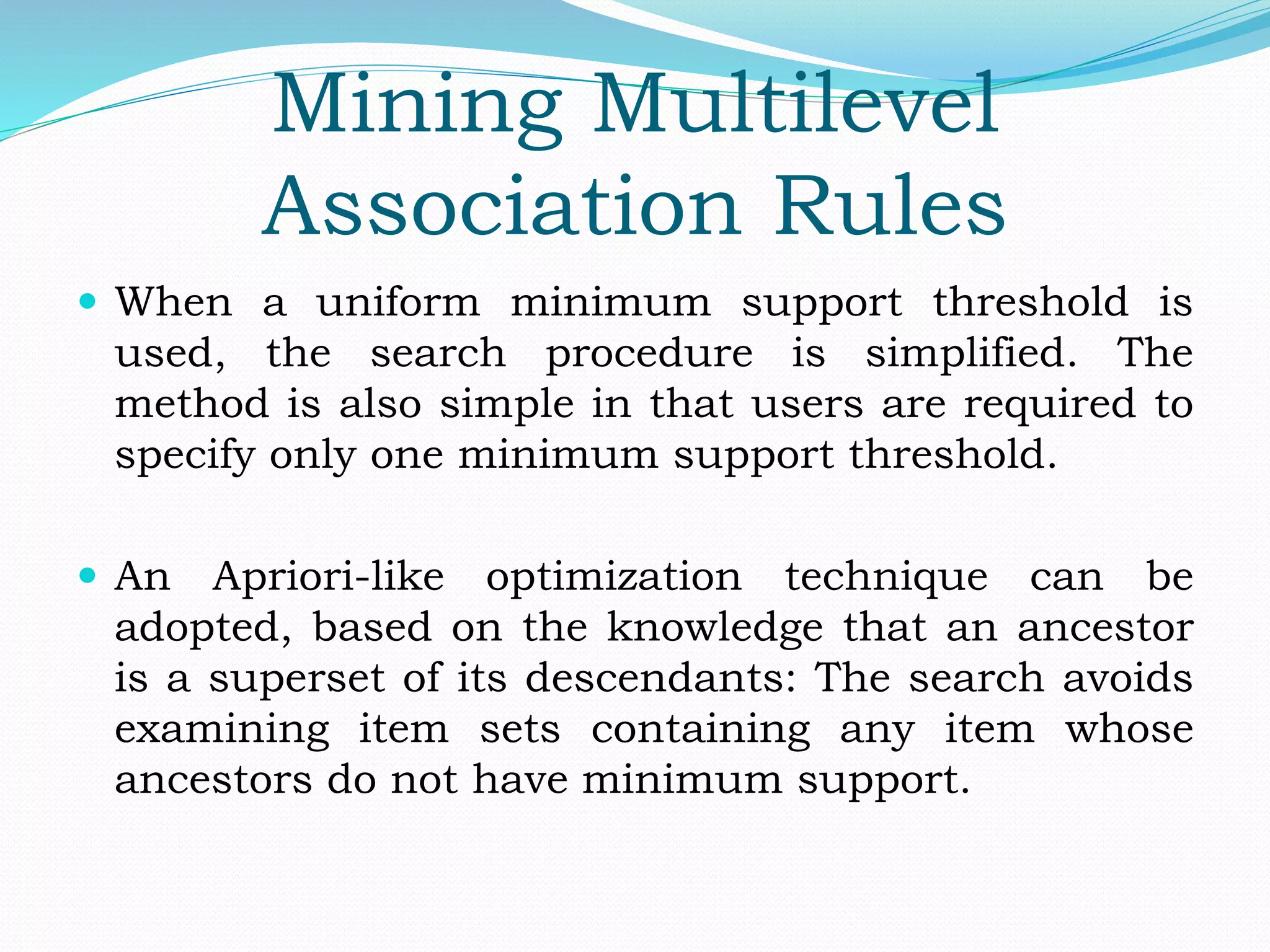 Association Rule Miningpptx Databases Computer Software And Applications