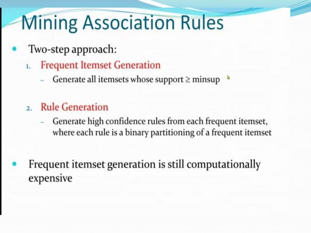 Association Rule Miningpptx Databases Computer Software And Applications