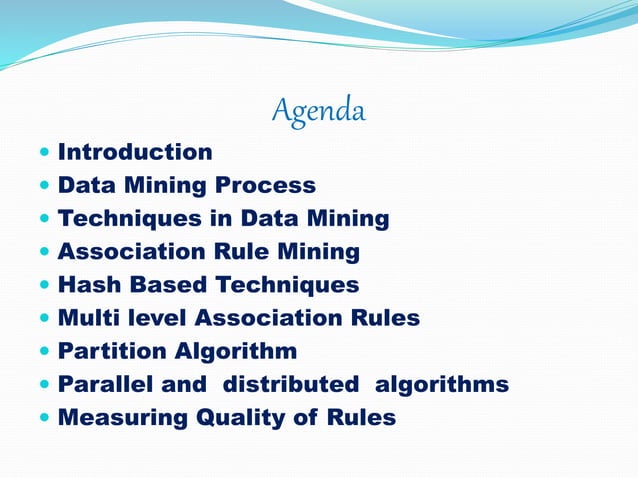 Association rule mining.pptx | Databases | Computer Software and Applications