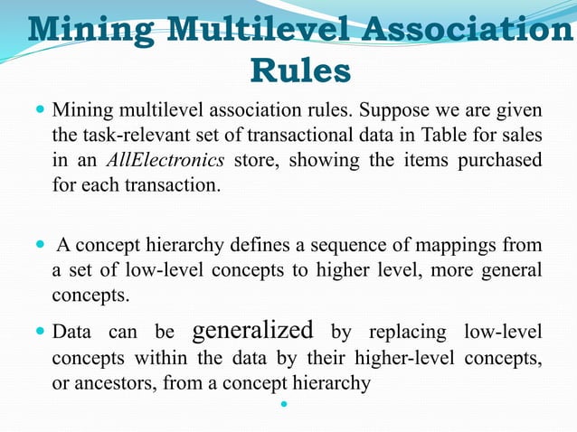Association rule mining.pptx | Databases | Computer Software and Applications