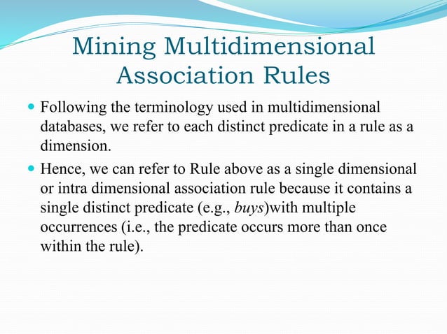 Association rule mining.pptx | Databases | Computer Software and Applications