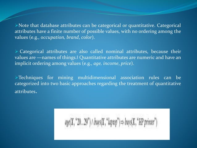 Association rule mining.pptx | Databases | Computer Software and Applications