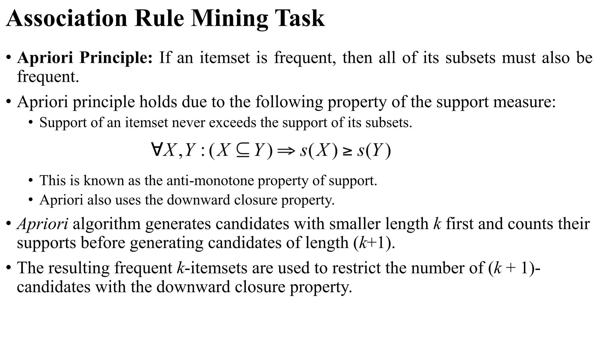 Association Rule Mining Arm Notes For Class Ppt