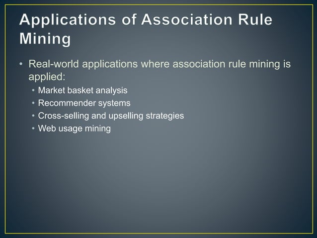 Association Rule Mining With Apriori Algorithm Pptx