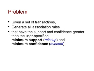 Association Rules Sources and nature of data, classification of data | PPT