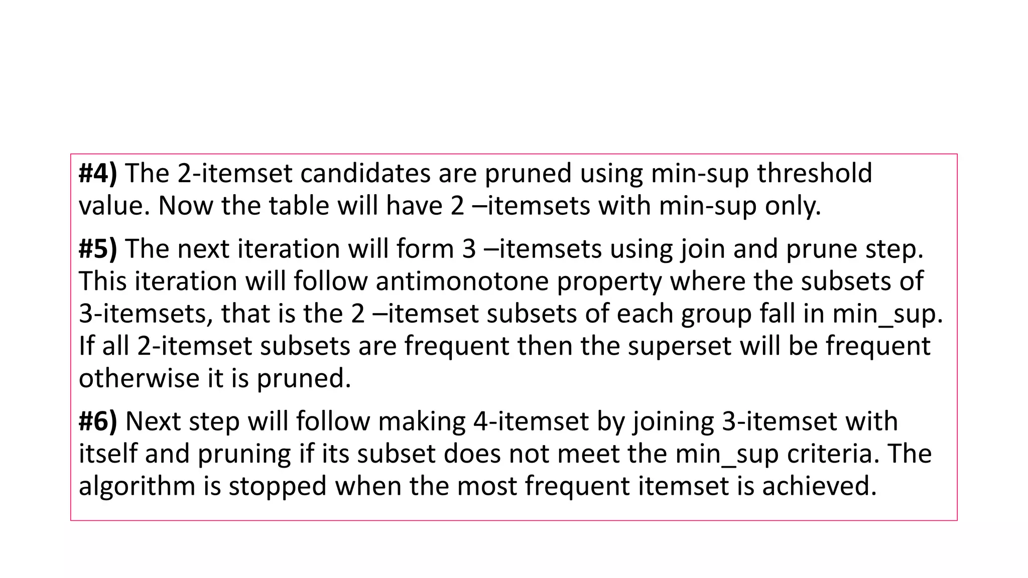 Association Rules Apriori Algorithm Pptx Computing Technology