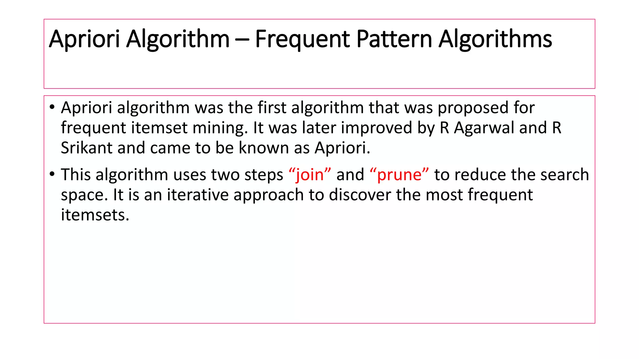 Association Rules Apriori Algorithm Pptx Computing Technology