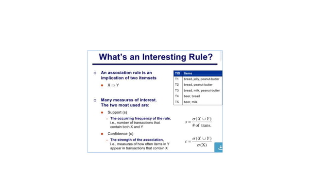 Association Rules Apriori Algorithm Pptx Computing Technology And Computing