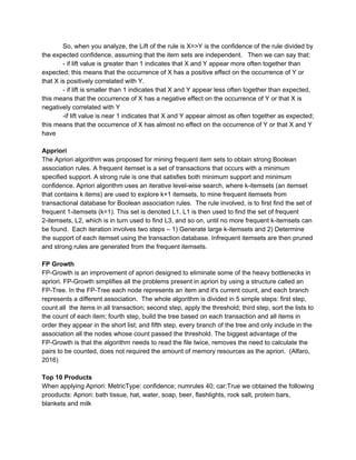 Association rules and frequent pattern growth algorithms | PDF