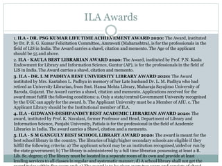 Selected-Library Associations of India (Part-1) | PDF