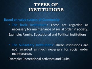 Applied Sociology: Associations & Institutions.ppt