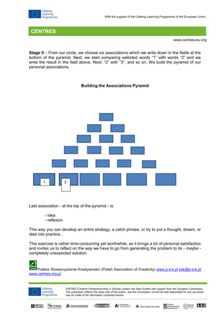 Associations pyramid. problem solving exercise | PDF
