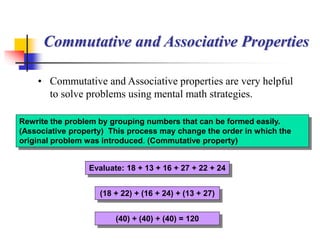 Associative and Commutative Property.ppt