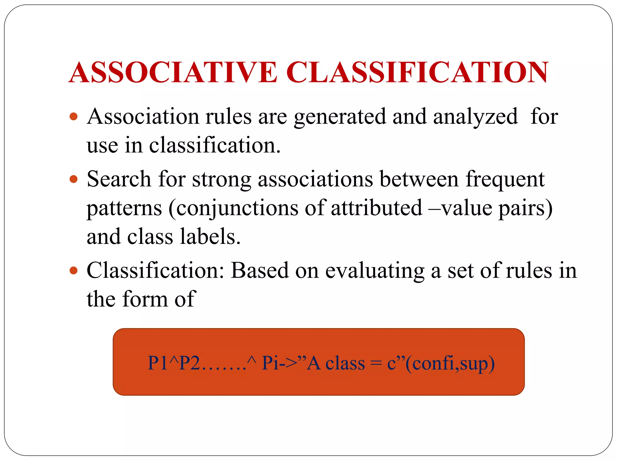 Support Vector Machine And Associative Classification Pptx