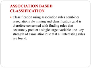 support vector machine and associative classification | PPT