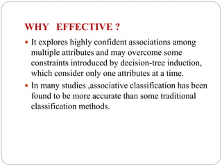 support vector machine and associative classification | PPT