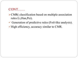 support vector machine and associative classification | PPT