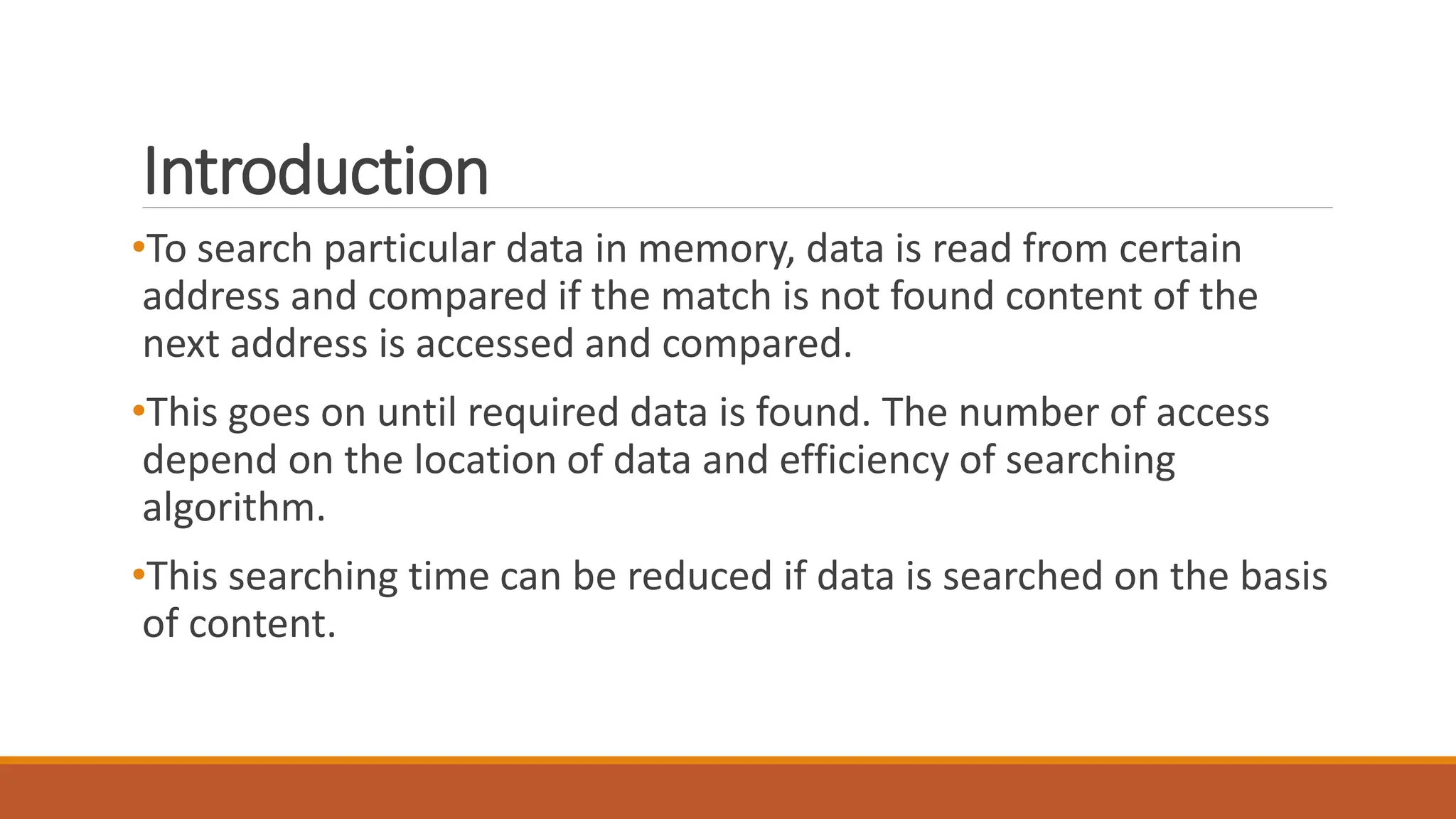 Associative Memory in Computer architecture | PPT