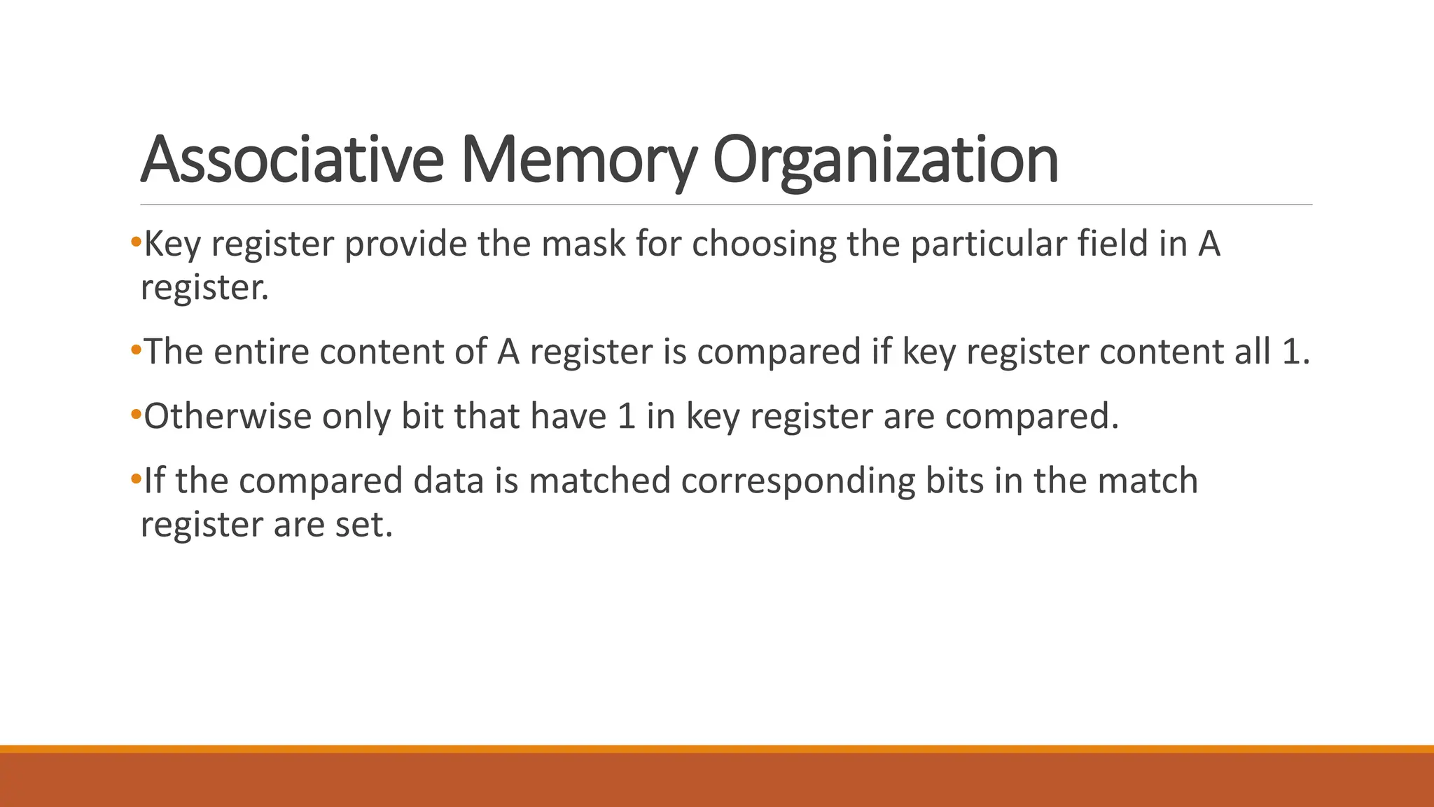 Associative Memory in Computer architecture | PPTX