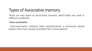 Associative Memory in Computer architecture | PPTX