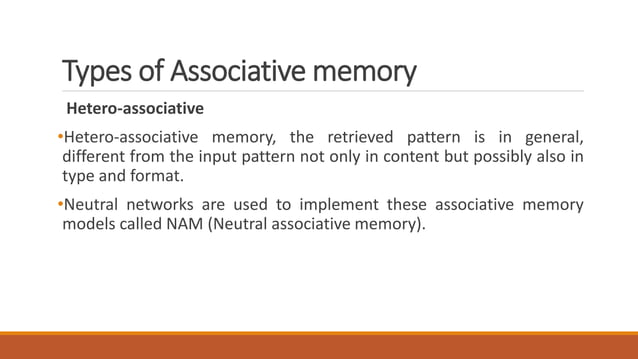 Associative Memory in Computer architecture | PPTX