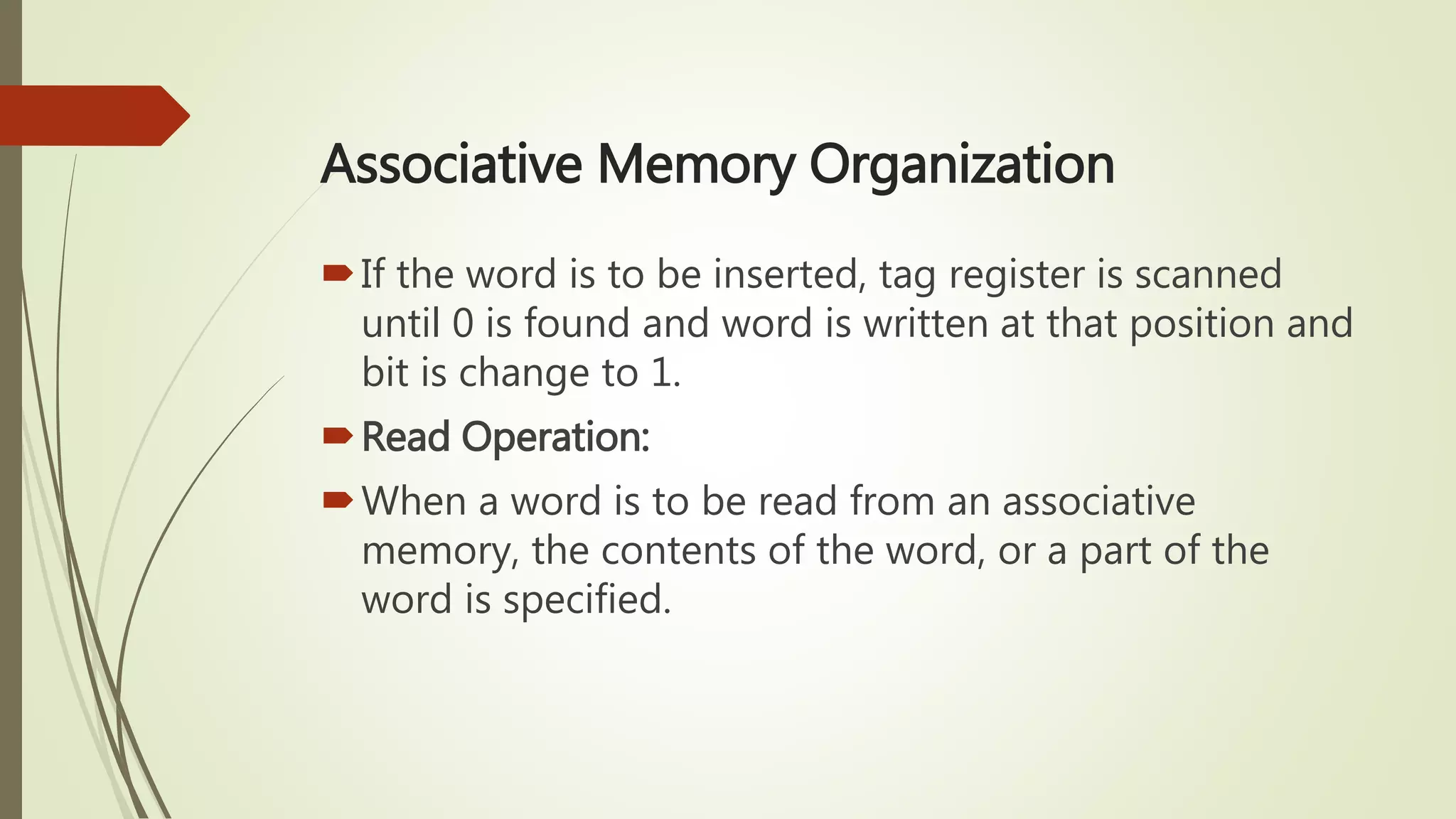 Associative memory 14208 | PPTX