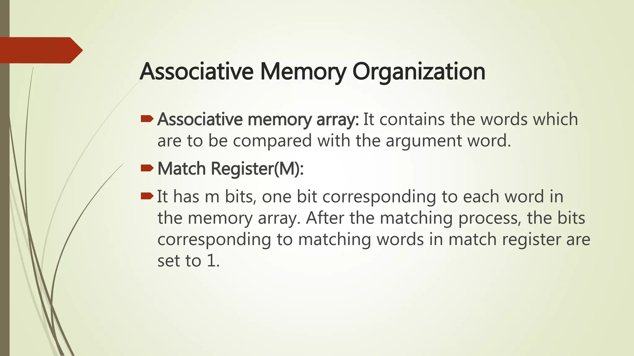 Associative memory 14208 | PPTX