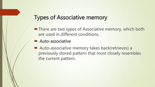 Associative memory 14208 | PPTX