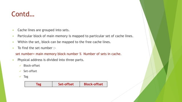 Associative memory and set associative memory mapping | PPTX | Data ...