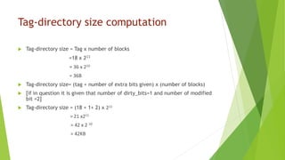 Associative memory and set associative memory mapping | PPTX